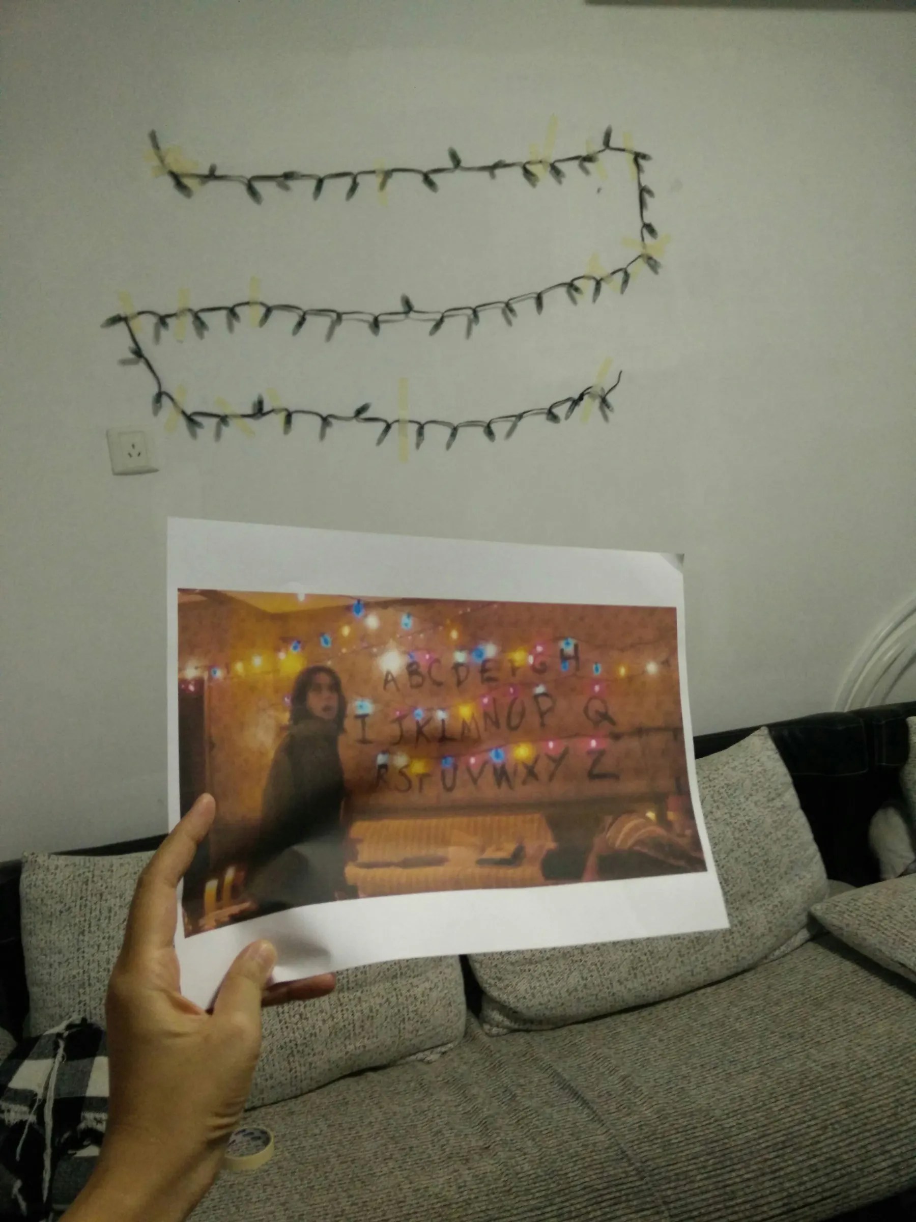 Stranger Things Christmas Light Wall Instructables