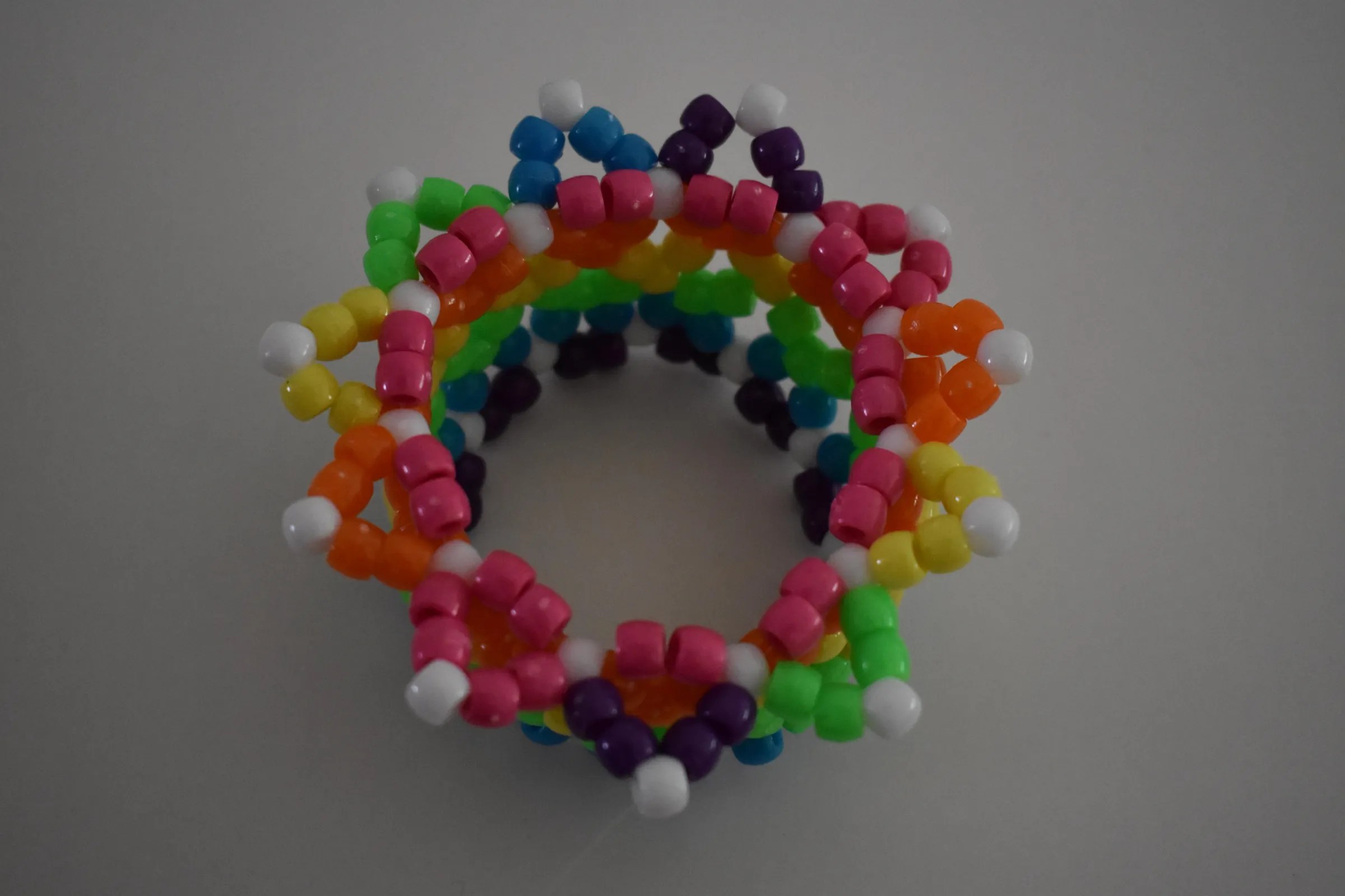 Rainbow 3d Kandi Cuff 11 Steps With Pictures Instructables