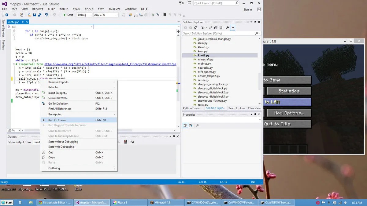 Python Coding For Minecraft 18 Steps With Pictures Instructables