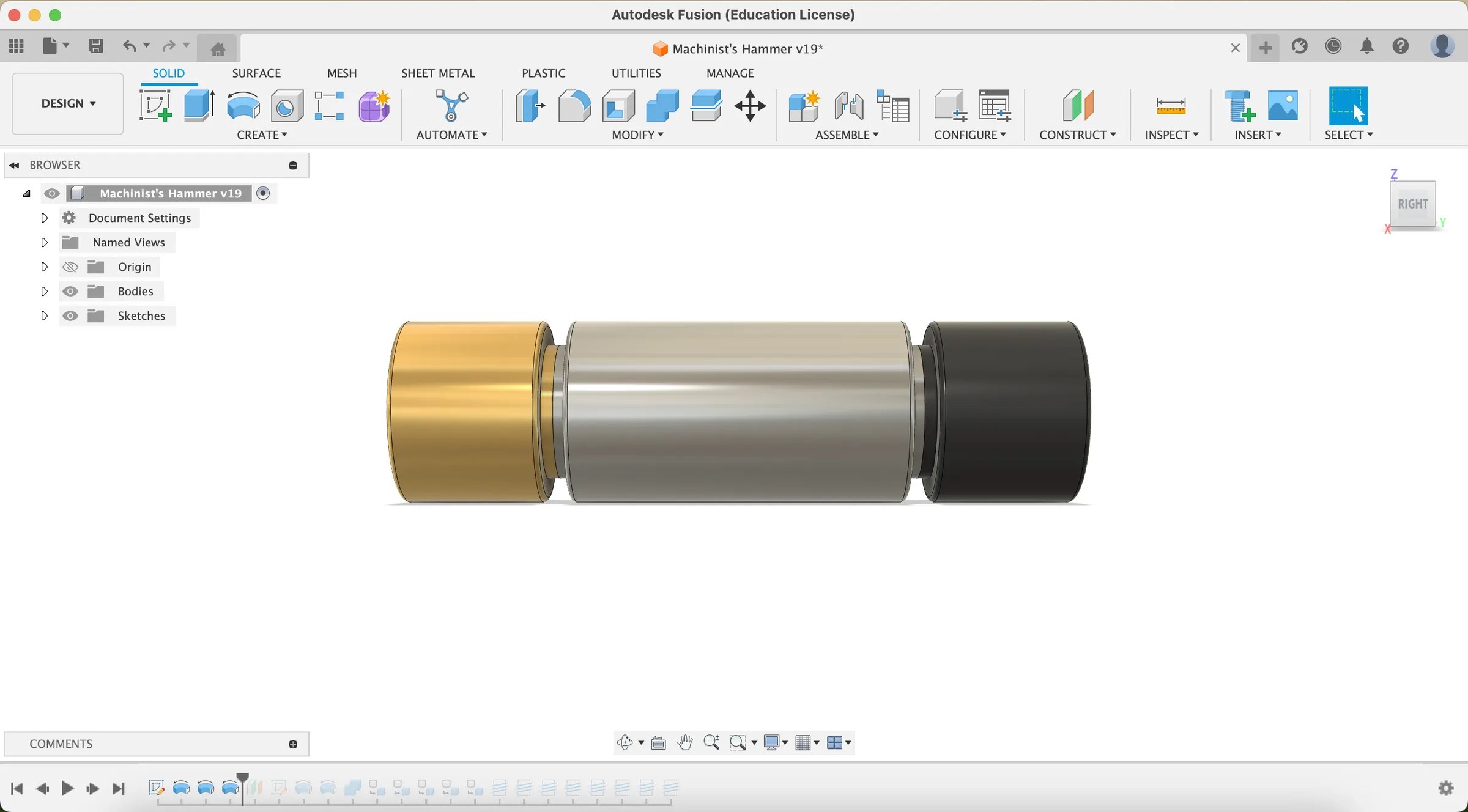 Mini Machinist S Hammer 6 Steps Instructables