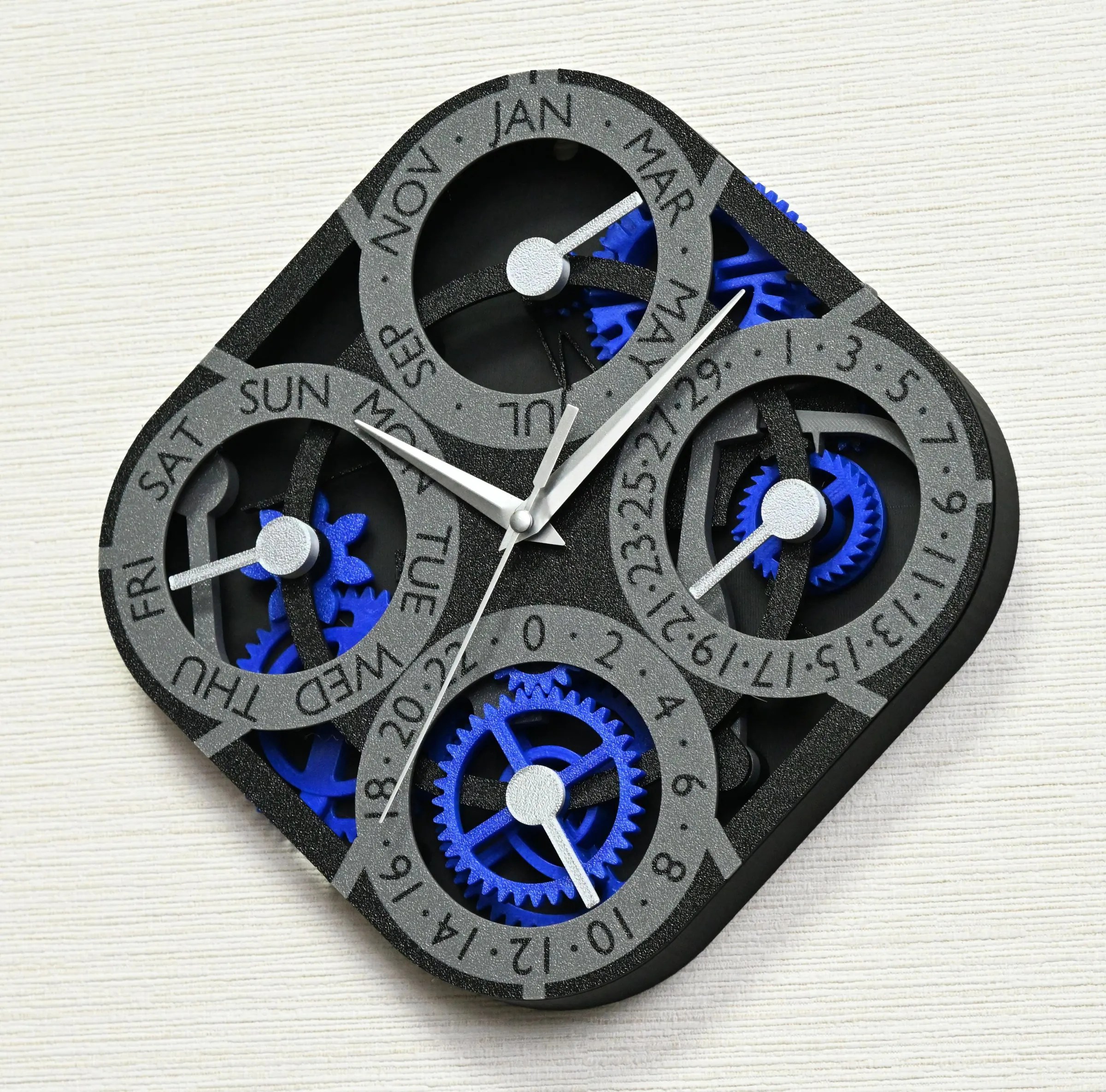 3d Printed Perpetual Calendar Clock Ver 2 9 Steps With Pictures