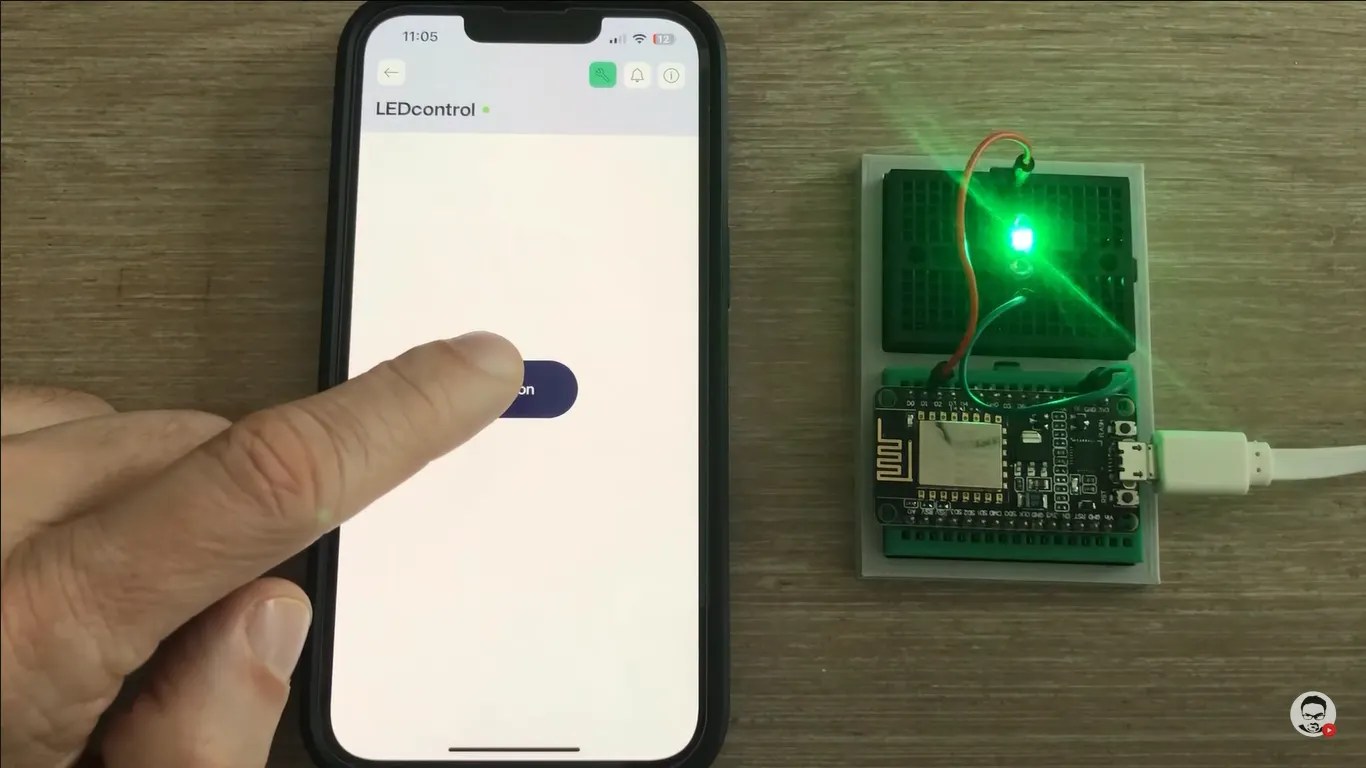 Iot Made Easy Esp8266 Blynk App To Control Led Remotely 8 Steps