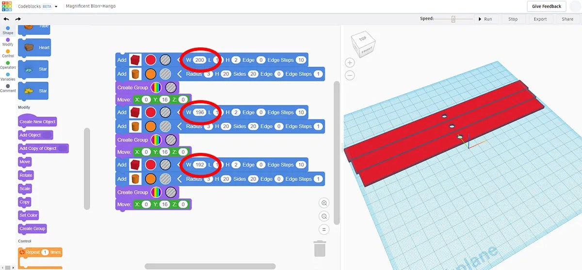 Stacked Collapsible Tree Tinkercad