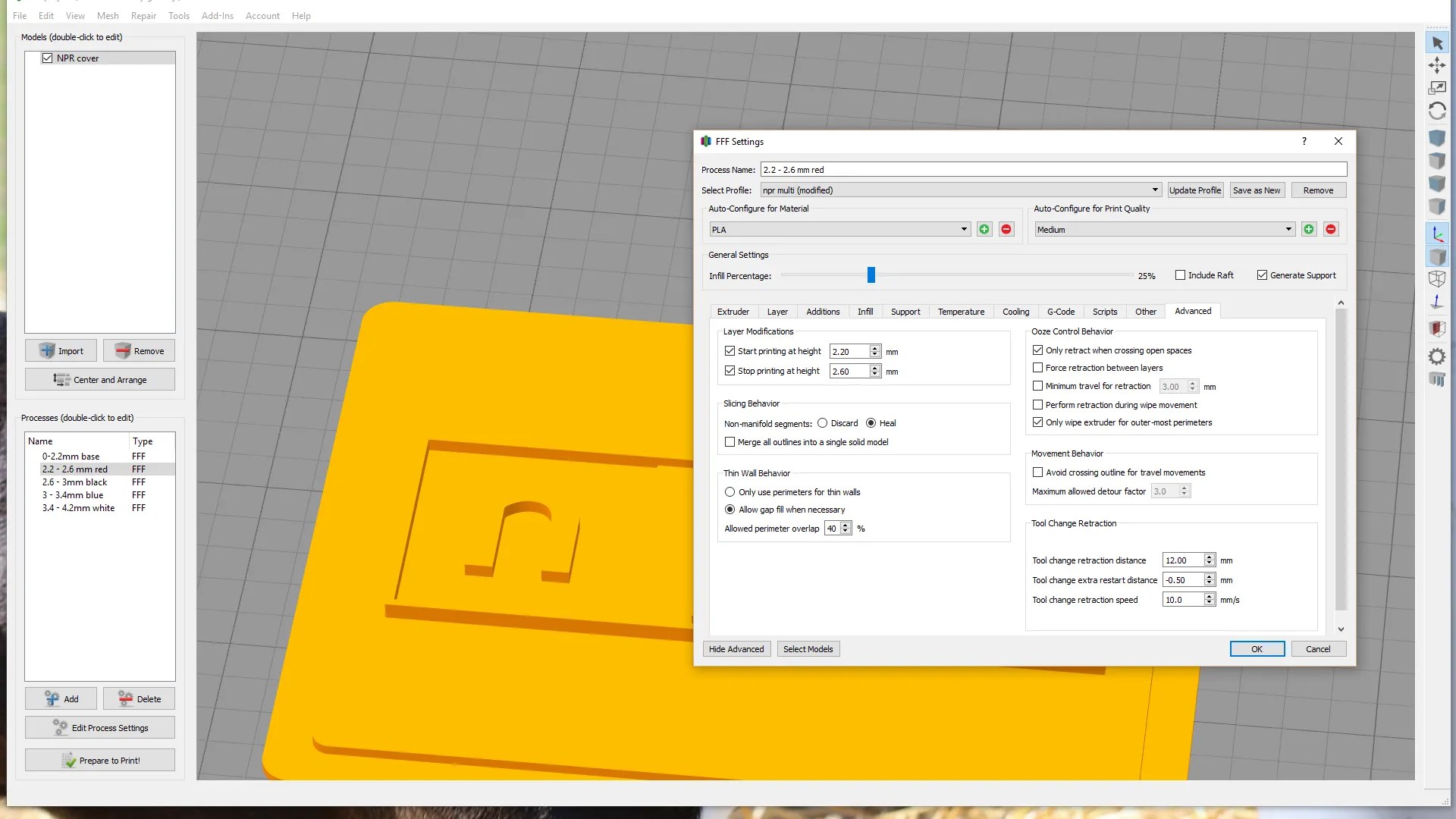 Multiple Color Printing With A Single Extruder 7 Steps With Pictures