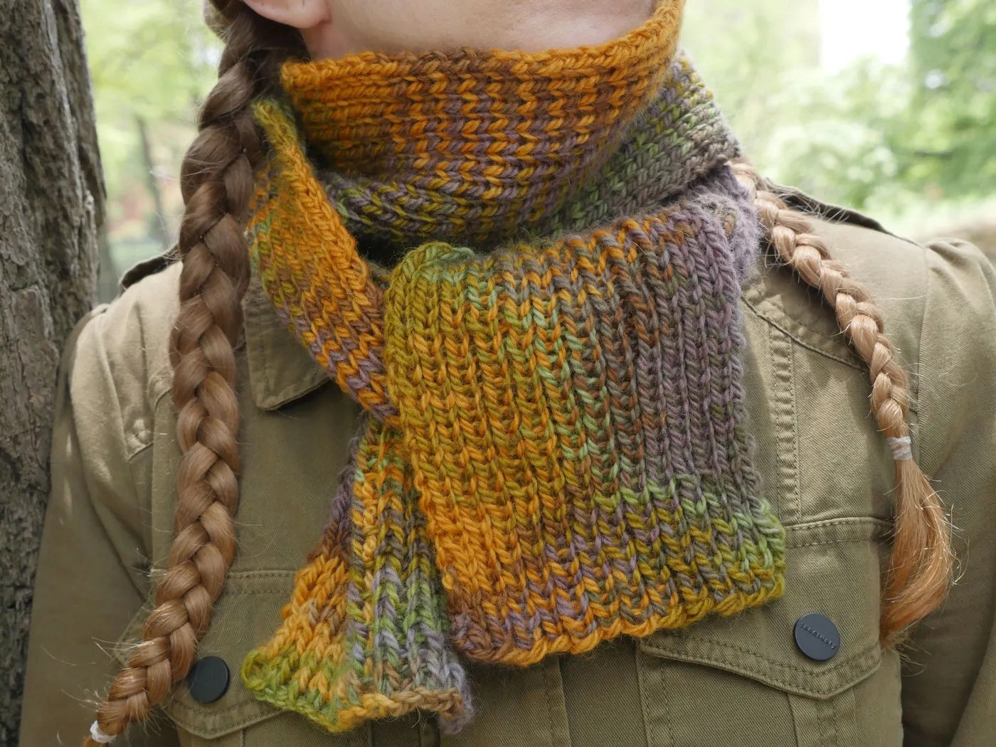 Knit 1 Purl 1 Ribbed Scarf 4 Steps With Pictures Instructables