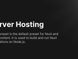 Server Hosting Nuxt Content