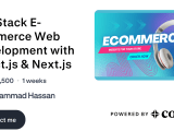 Full Stack E Commerce Web Development With React Js Next Js By