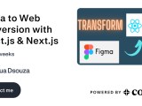 Figma To Web Conversion With React Js Next Js By Joshua Dsouza