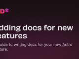 Adding Docs For New Features Astro Docs Docs Ad