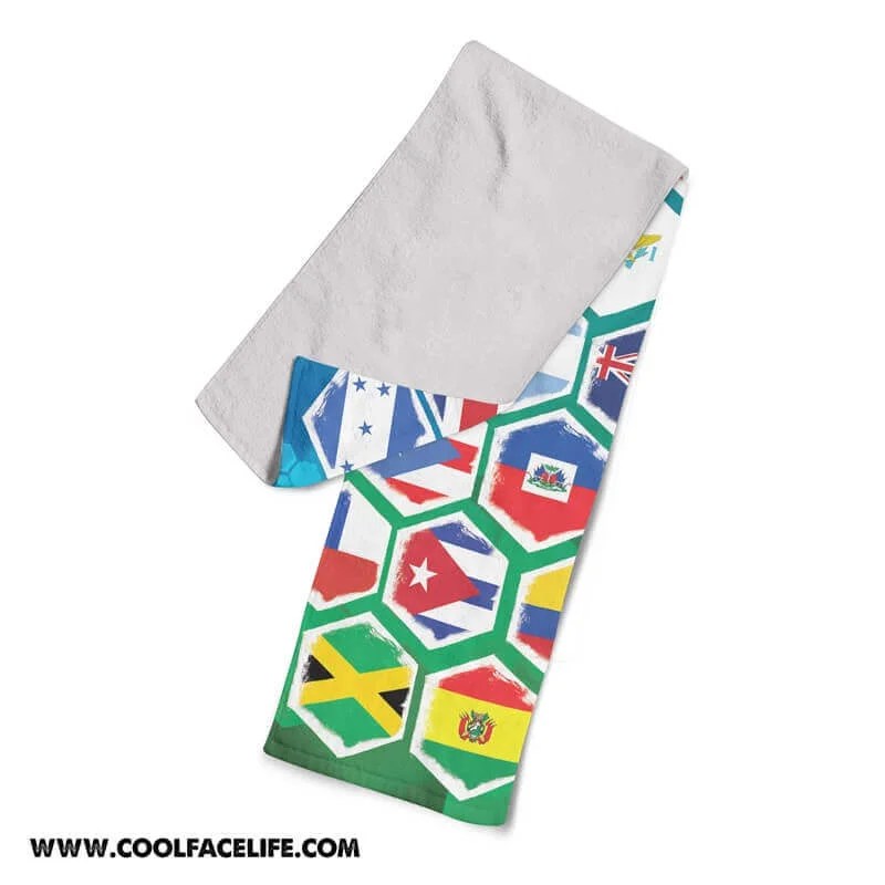 Unity All Caribbean Flag Face Bandana - Cool Face Soca Flag Mask Bandanas