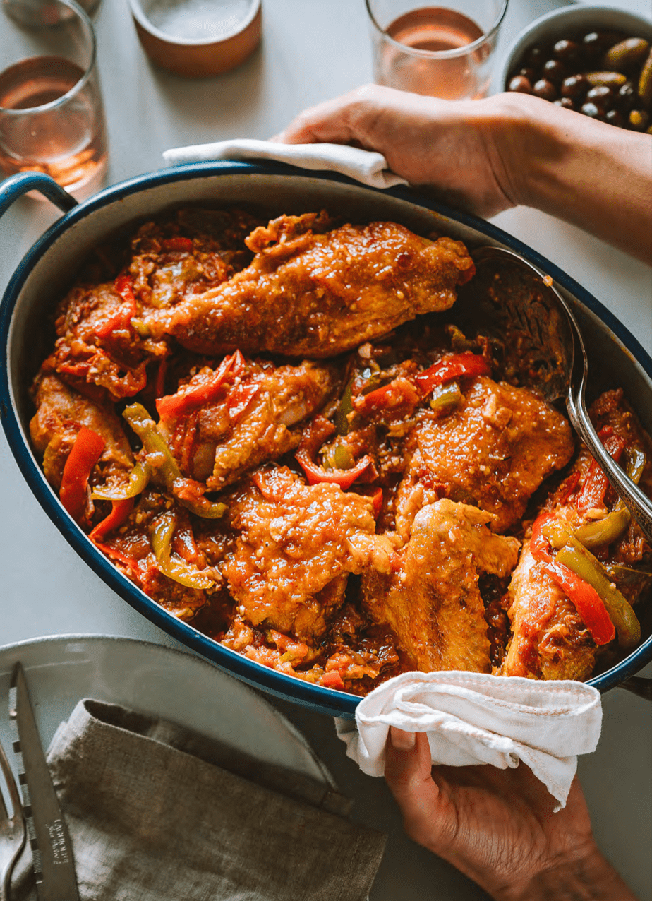 Basque chicken | A Table: Recipes for Cooking and Eating the French Way