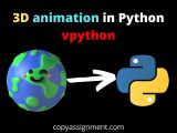 3d Animation In Python Vpython Copyassignment