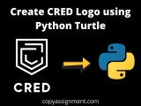 Draw The Cred Logo Using Python Turtle Copyassignment