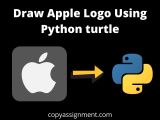 Draw Apple Logo Using Python Turtle Copyassignment