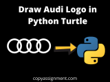 Draw Audi Logo In Python Turtle Copyassignment