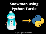 Draw Snowman Using Python Turtle Copyassignment