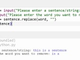 Remove Words In Python Copyassignment