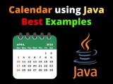 Calendar Using Java With Best Examples Copyassignment