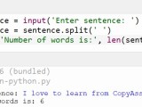 Split The Sentence In Python Copyassignment