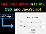 Bmi Calculator In Html Css Javascript Copyassignment