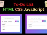 Creating A To Do List With Html Css And Javascript Peerdh