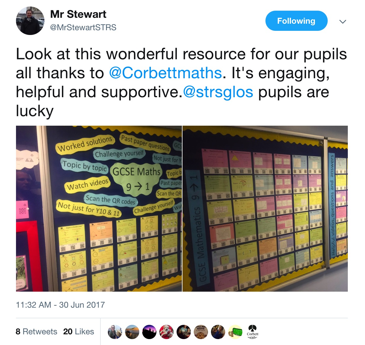 Revision Card Displays | Corbettmaths