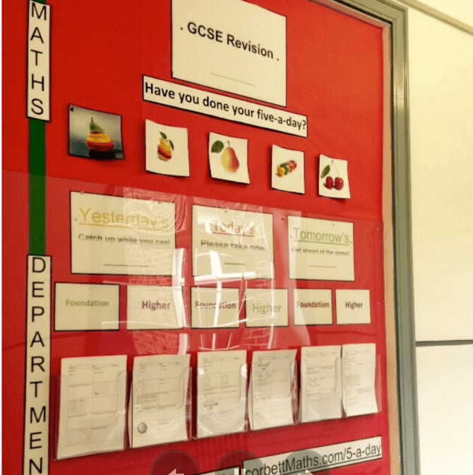 5-a-day Display Boards – Corbettmaths