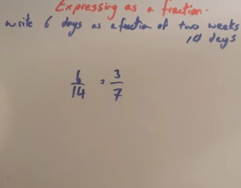 Expressing as a Fraction Video – Corbettmaths