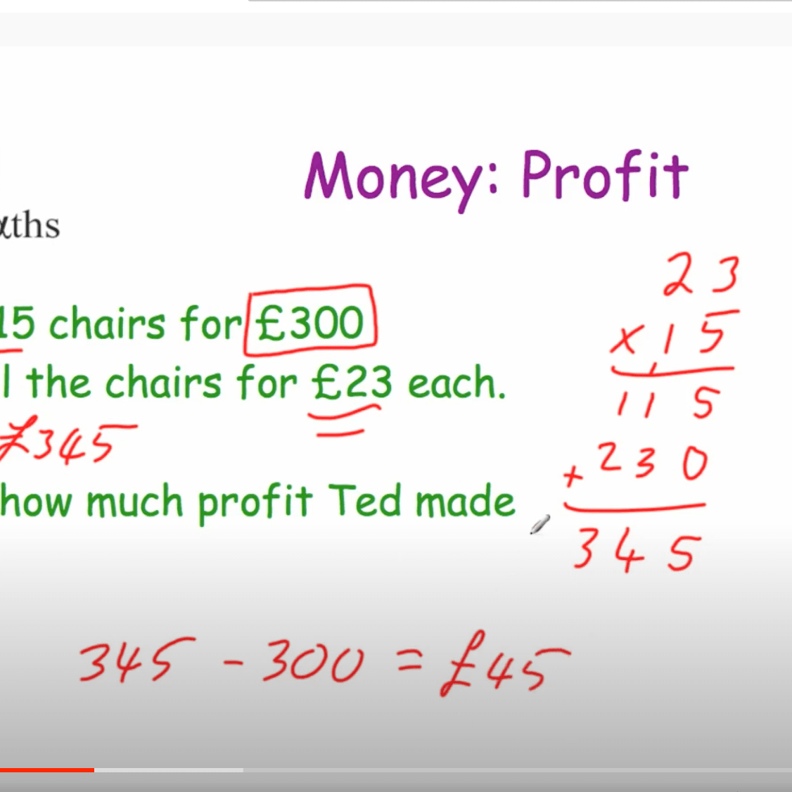 Money – Profit Video – Corbettmaths