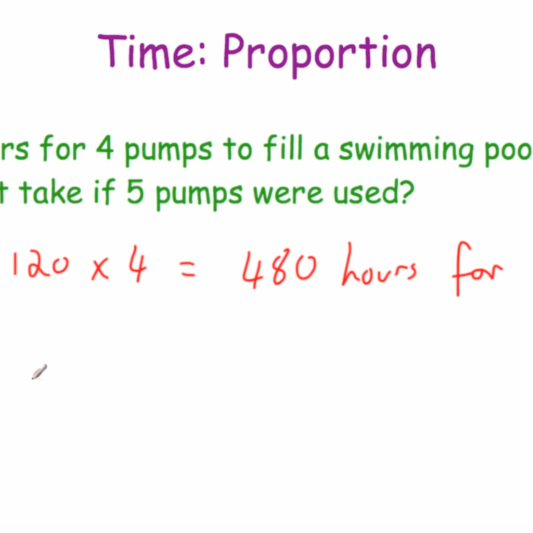 Proportion Time Problems Video – Corbettmaths
