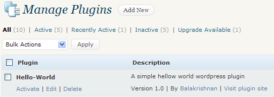 Tutorial: How to write a WordPress Simple Plugin? | Hardik Joshi