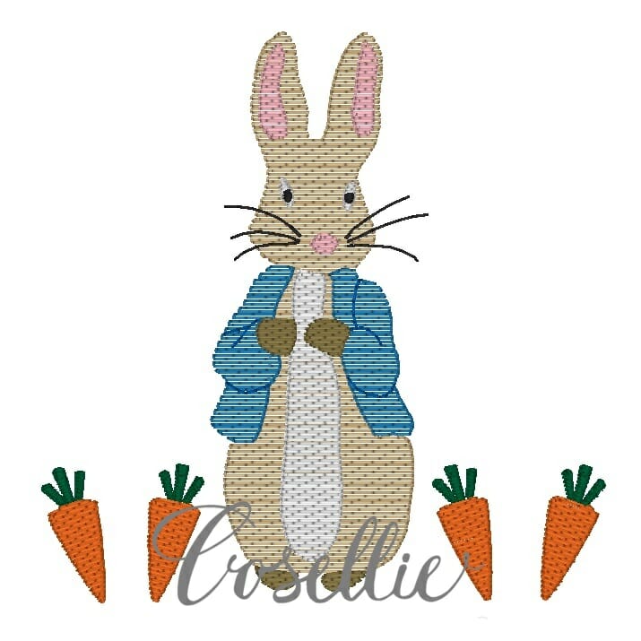 Peter Rabbit embroidery design | Beatrix Potter | Cosellie