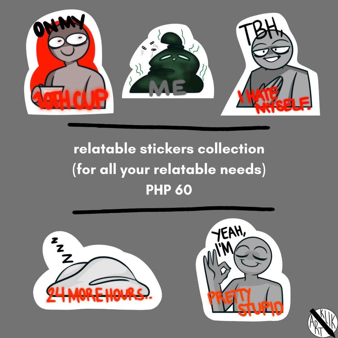 Relatable Stickers Collection - Cosplay.ph
