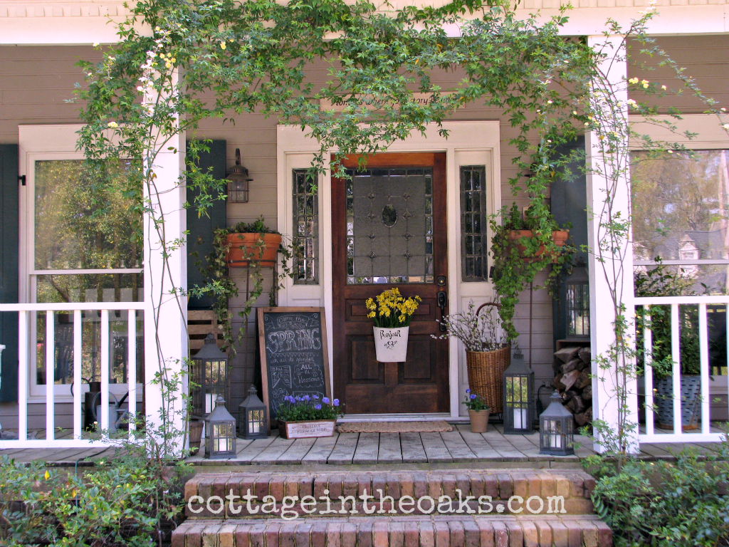 Spring Front Porch...... - Cottage in the Oaks