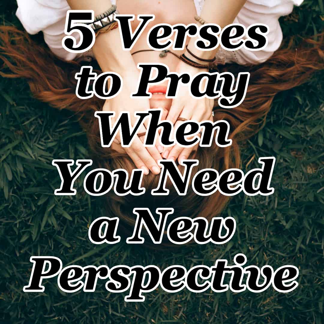 5 Verses to Pray When You Need a New Perspective - Counting My Blessings