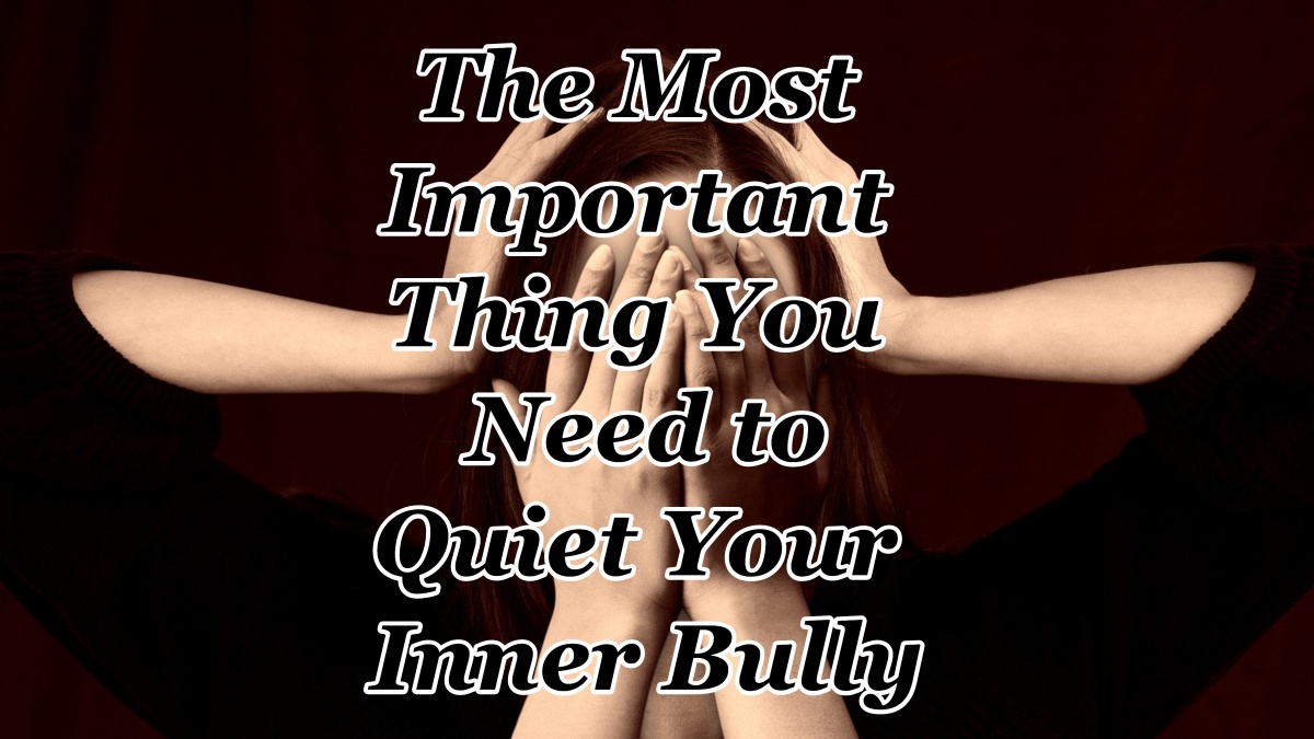 The Most Important Thing You Need To Quiet Your Inner Bully - Counting ...
