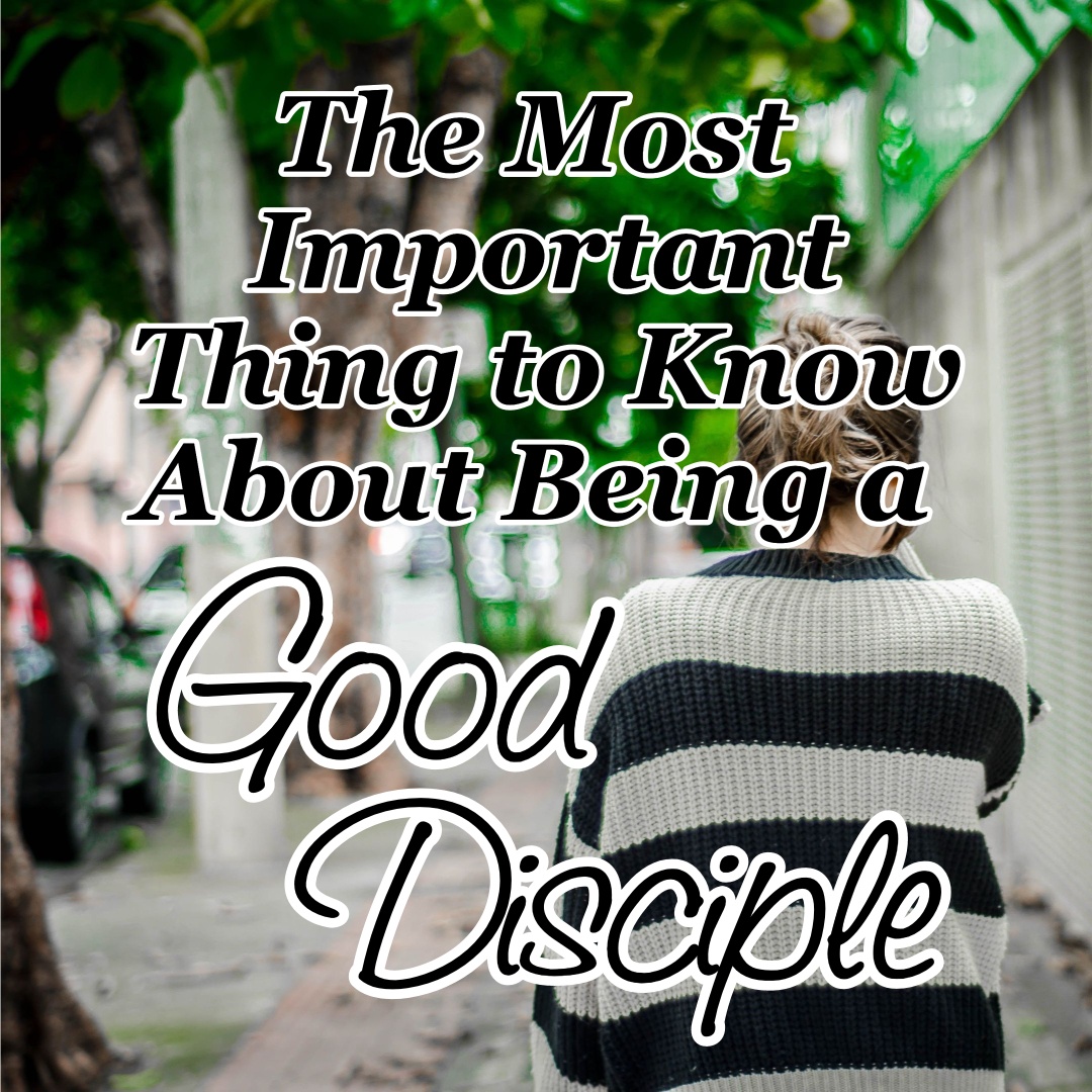 The Most Important Thing to Know About Being a Good Disciple - Counting ...