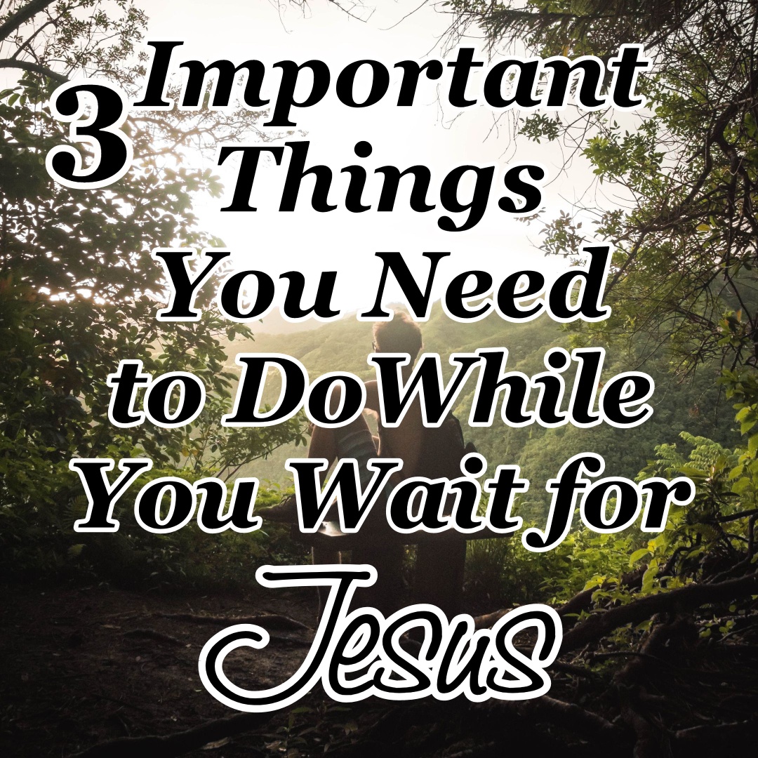 3 Important Things You Need to Do While You Wait for Jesus - Counting ...
