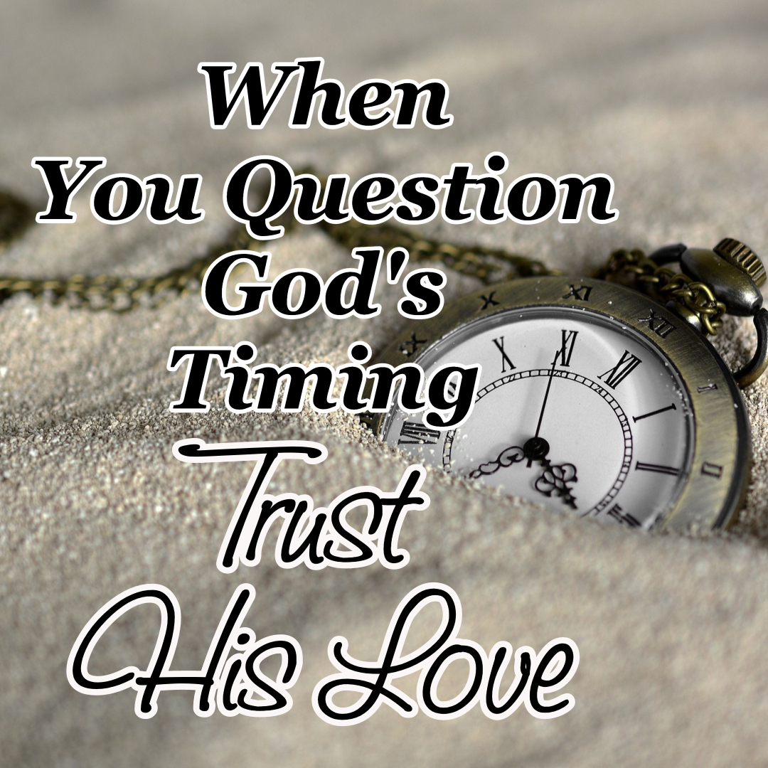 When You Question God's Timing Trust His Love - Counting My Blessings