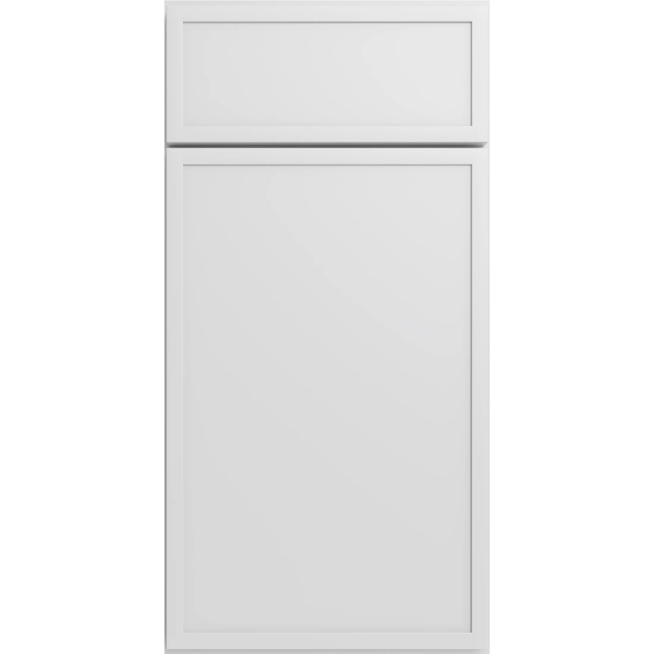 Slim Shaker White Cabinets Pre Assembled Tagged Double Door Base