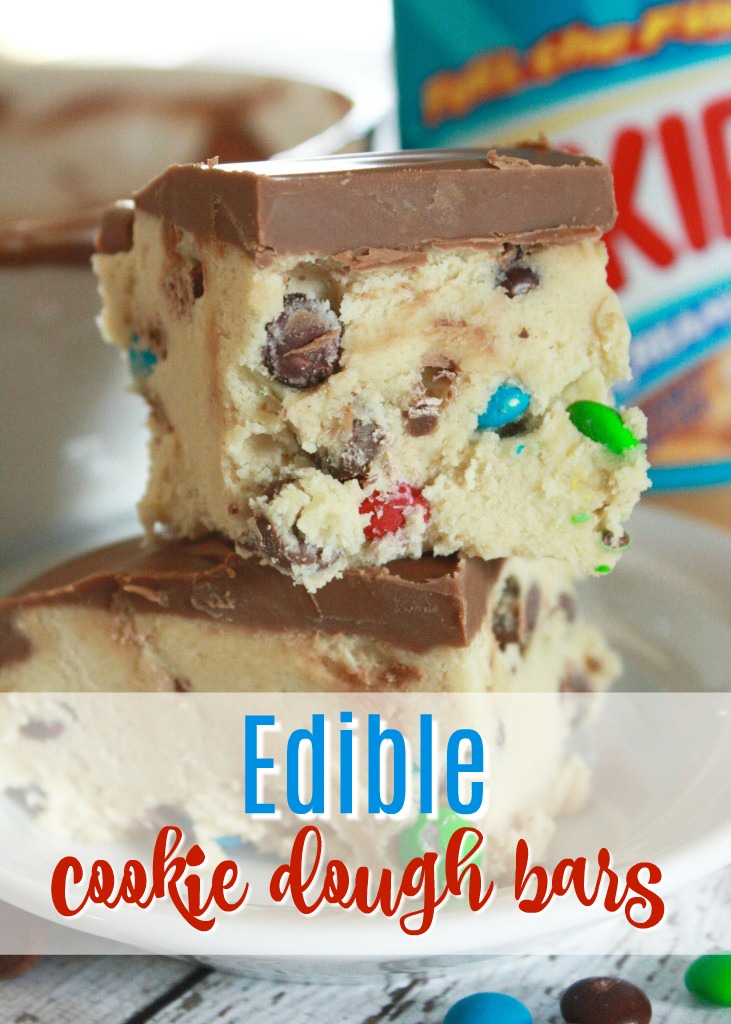 Amazing Edible Cookie Dough Bars {Prepare to Be Mindblown!}