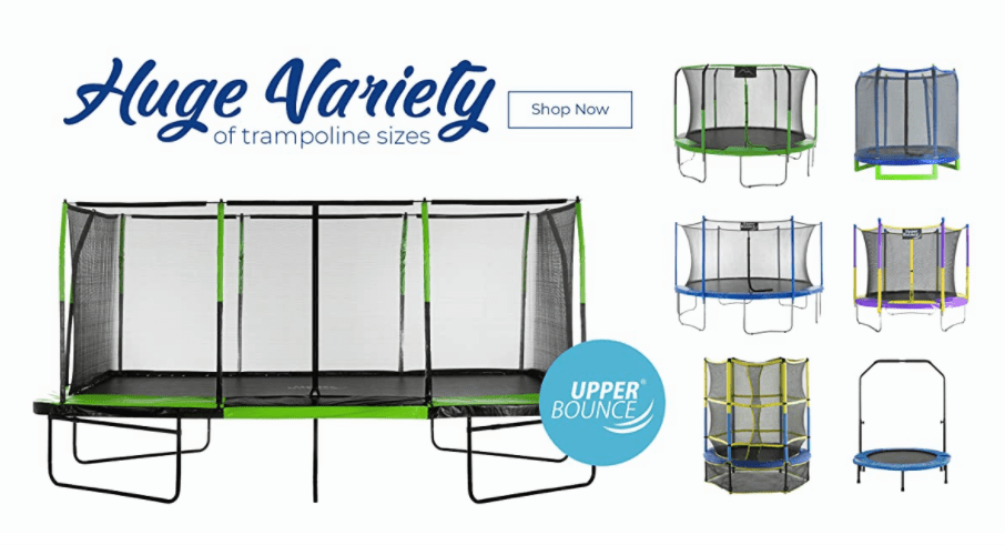 Iowa mom of 2 iis out to find the BEST Rectangle Trampoline for families!