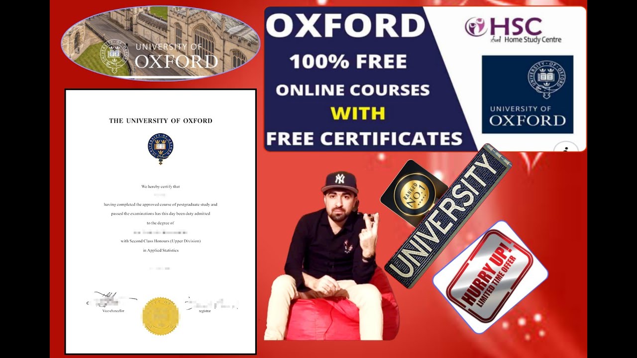 Free Online Courses With Certificates From Oxford University – Courses