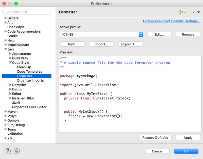 Ics 111 Fall 2021 Eclipse Configuration Guide - Best City Images in HD