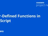 User Defined Functions In Javascript Coursya