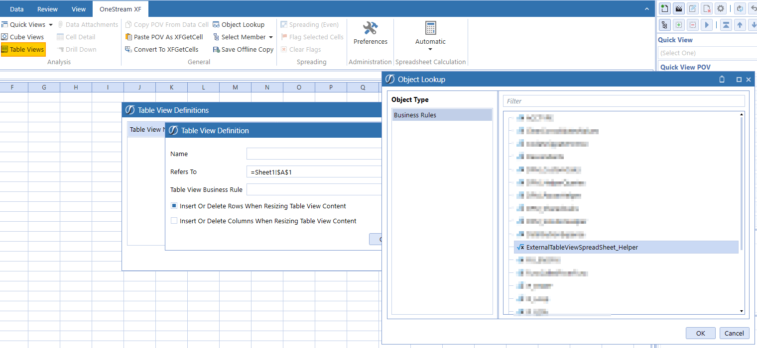 A Look At Table Views In Onestream Update Values In An Sql View Cpm 4642