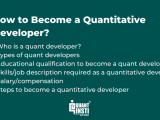 What Are Quantitative Developers C For Quants
