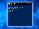 Mastering Assert In Cpp A Quick Guide To Debugging