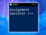 Assign Operator Overloading In C A Simple Guide