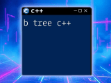B Tree C A Simple Guide To Balanced Trees